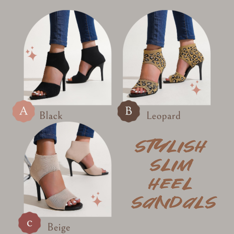 Nouvelles sandales à talons aiguilles tendance pour l'été – countdiss