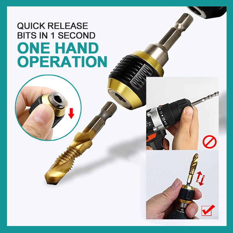 Quick-release Hexagon Drill Bit Coupling（50% OFF） – countdiss